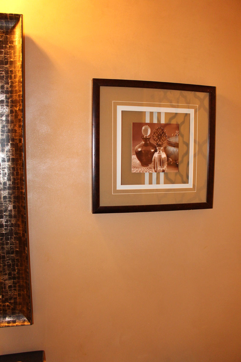 Brown Quartz Stone Paint with Smooth Wall Texture | Dallas, TX Painter